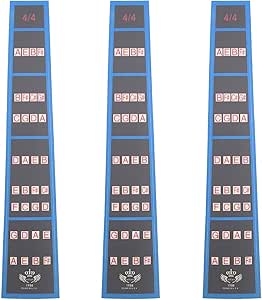 Amazon.com: Cheerock 3Pcs Violin Finger Guide 4/4 Violin Fretboard Note ...