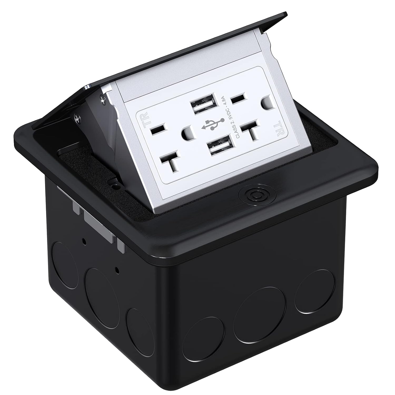 WEBANG Pop Up Floor Outlet Box-Brass Cover, 1Pack - Union Brass 172 ...