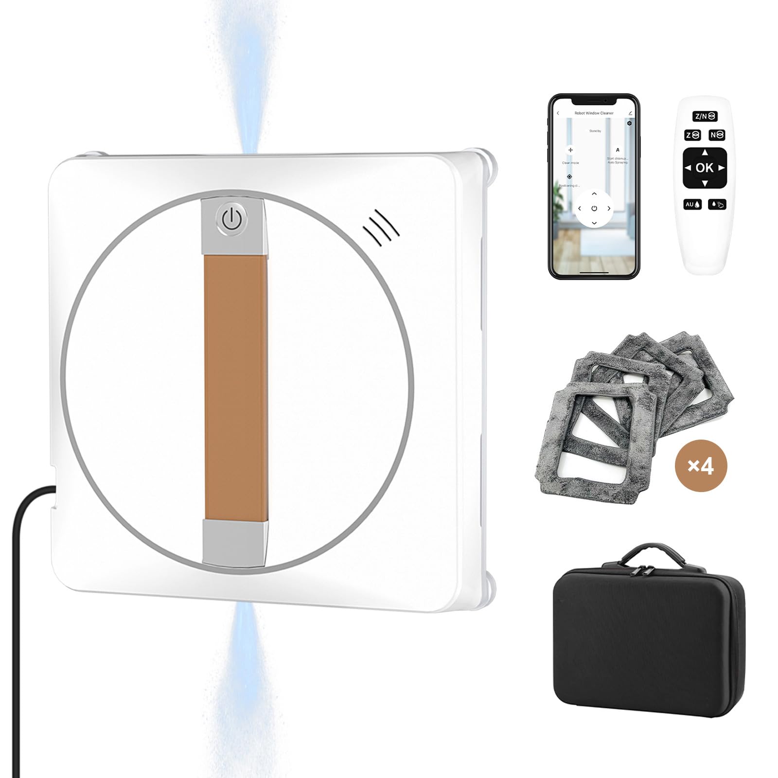 Amazon.com - Wannabe Smart Window Cleaning Robot - Dual Water Spray ...