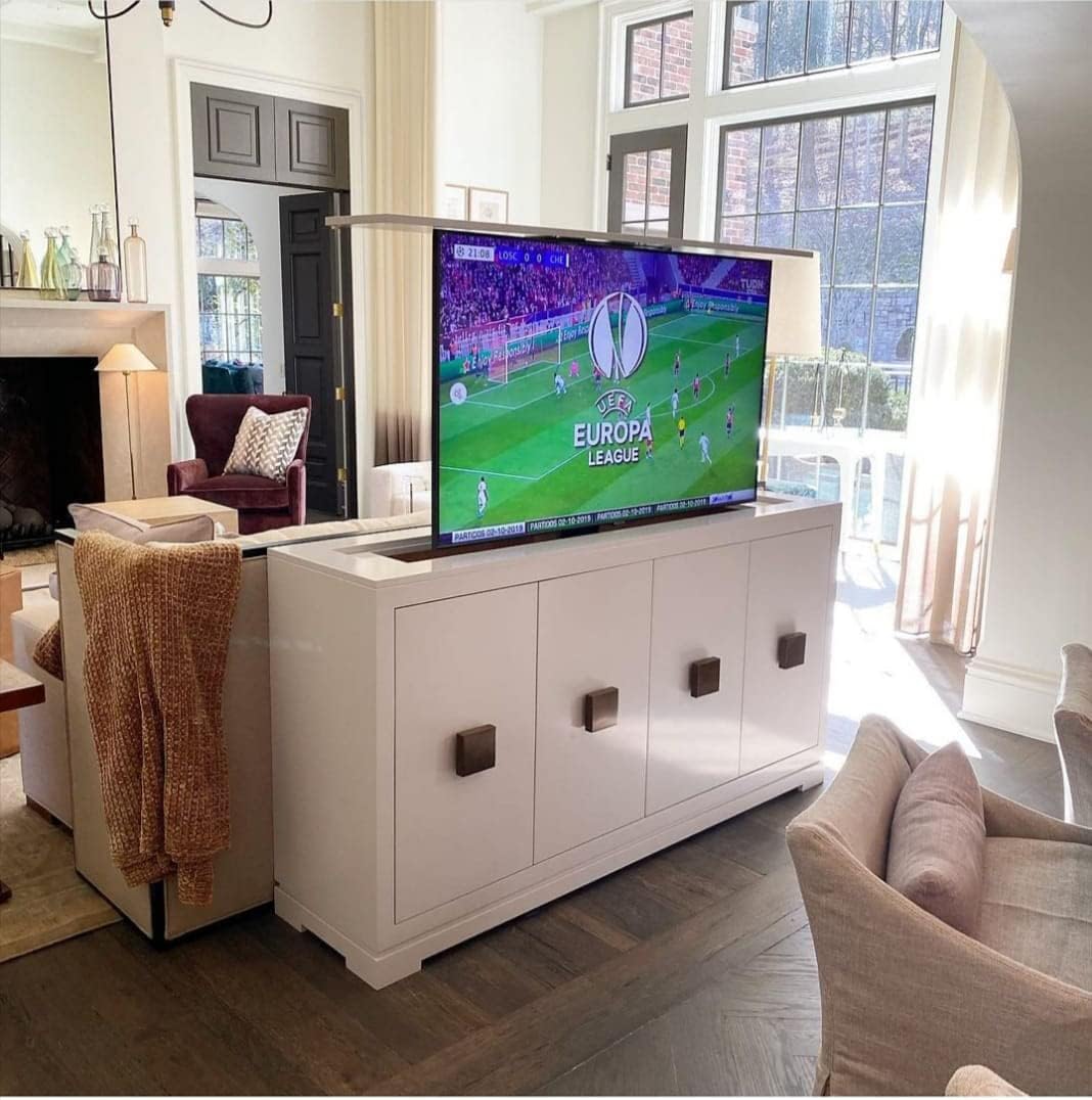 Buy AUDIOVAN Vertical POP-UP Motorized TV Lift with Remote Controller ...