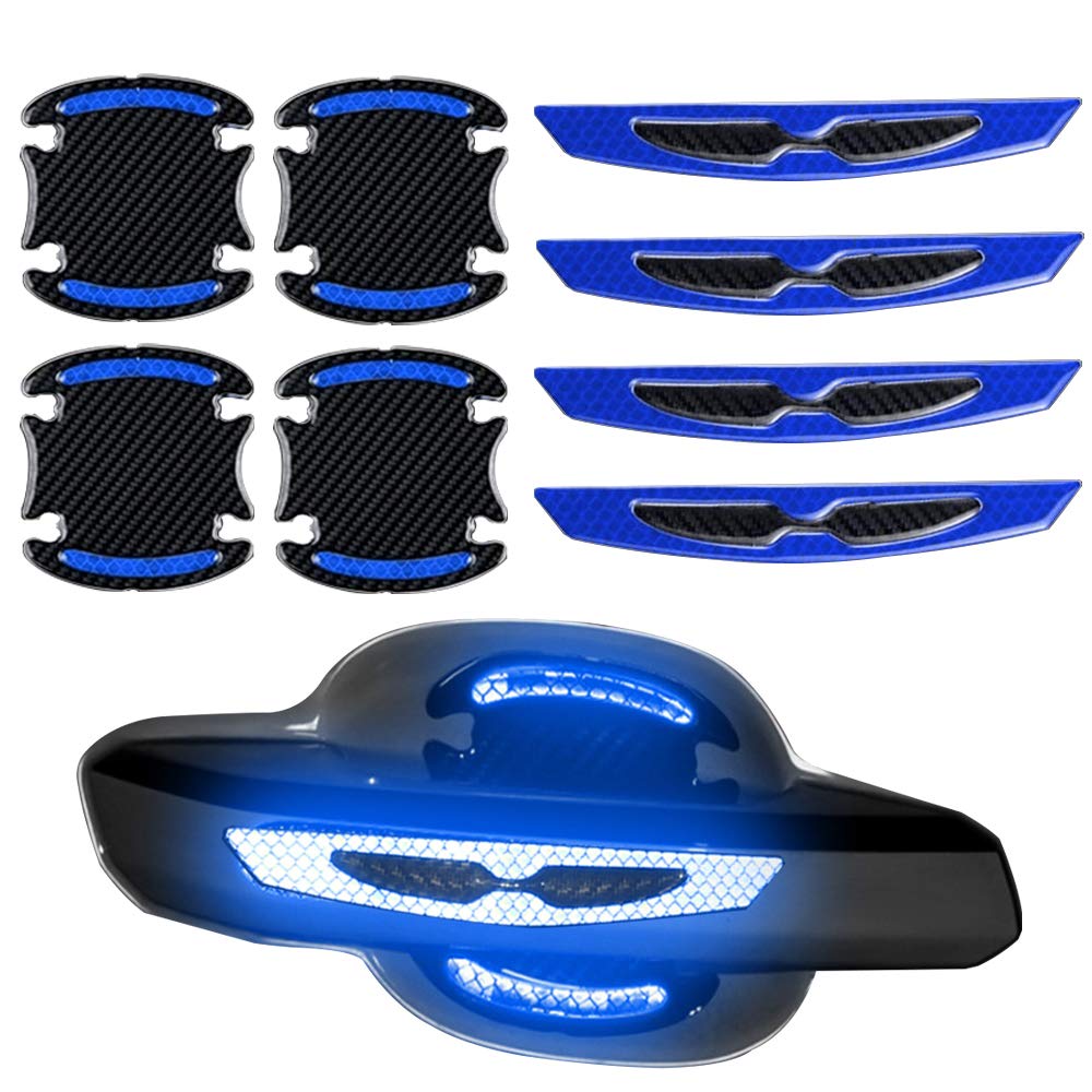 Kelenate® (Blue) 8 Pack Car Door Handle Cup Cover Scratch Protector ...