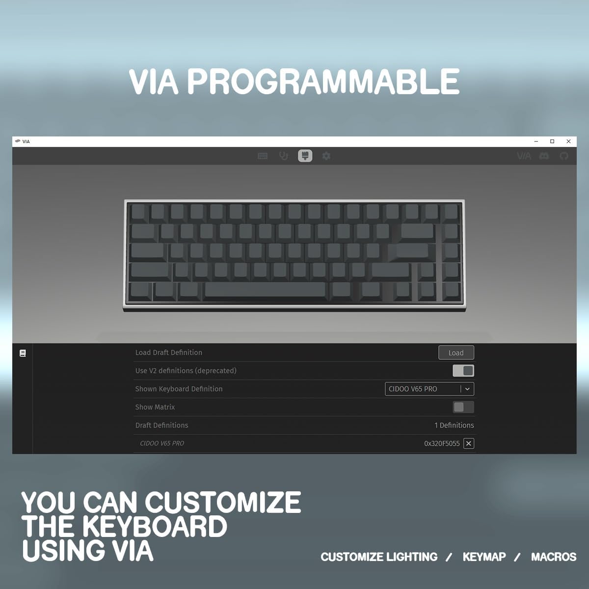 CIDOO V65 V2 Hot Swappable Mechanical Keyboard Kit, Philippines | Ubuy