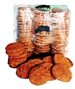 BHADHRAA 100% Natural Indigenous Cow Dung Cake for Pooja | 45 Cakes ...