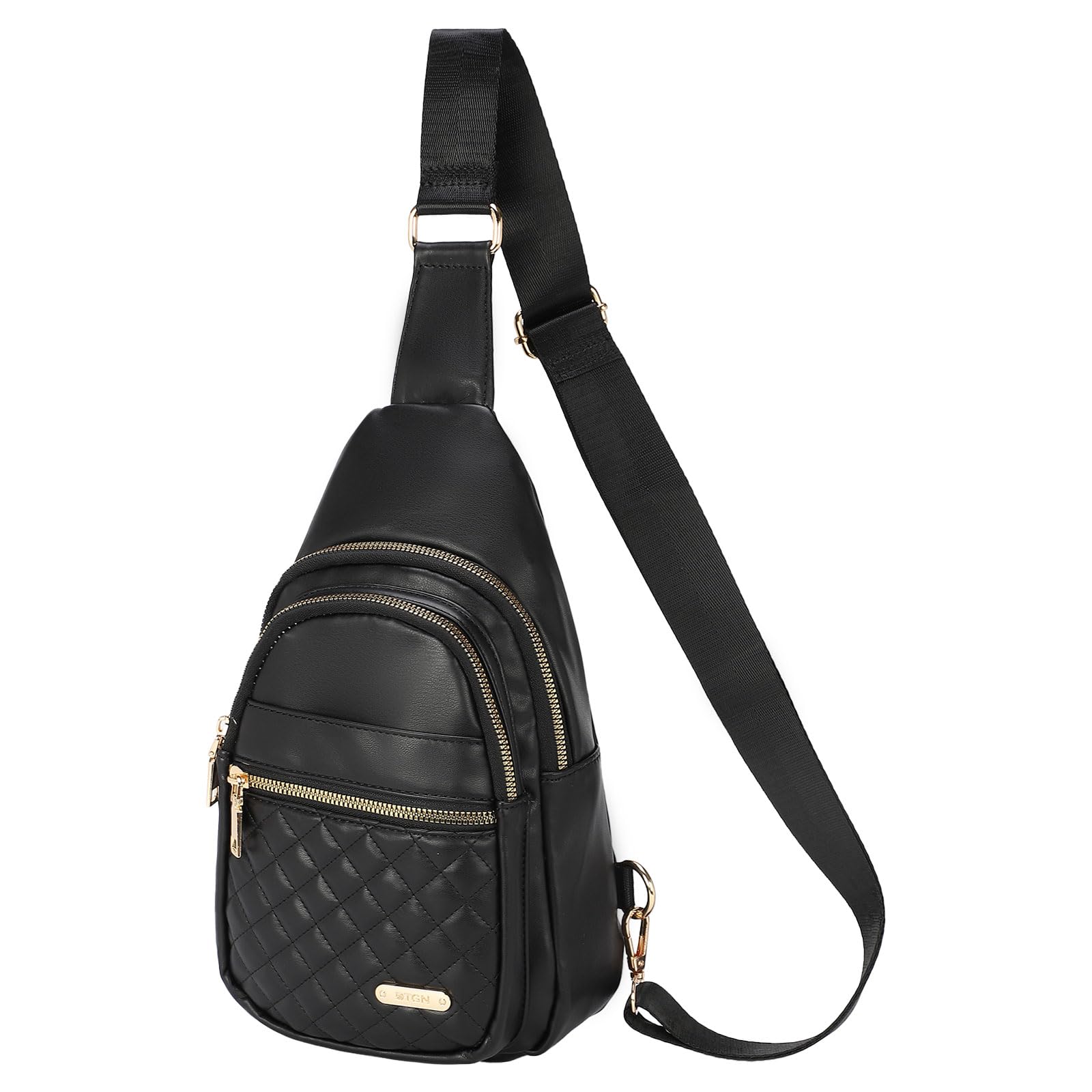 Amazon.com | DTGN PU Leather Small Sling Bag Mini Crossbody Backpack ...