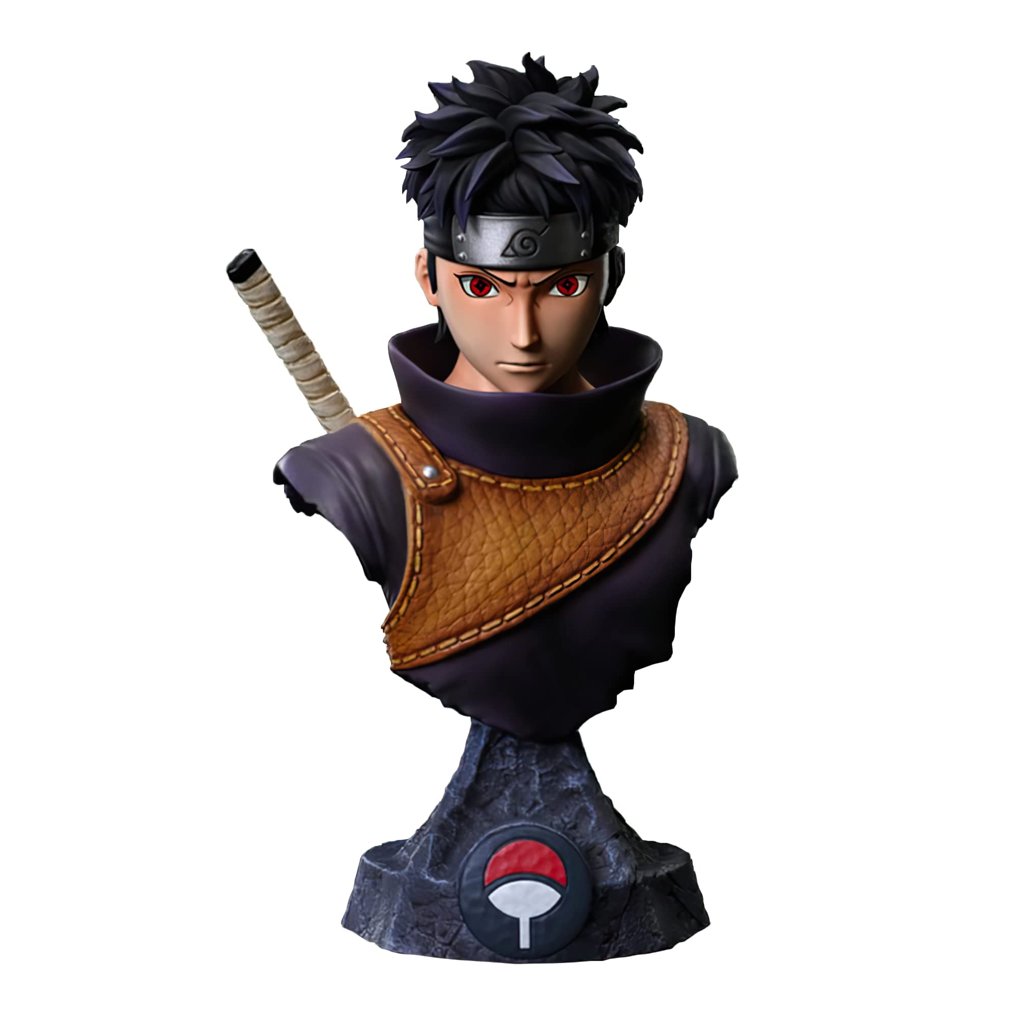 Buy Puruuige Anime Bust Resin Model Uchiha Shisui Figure Statue Bust ...