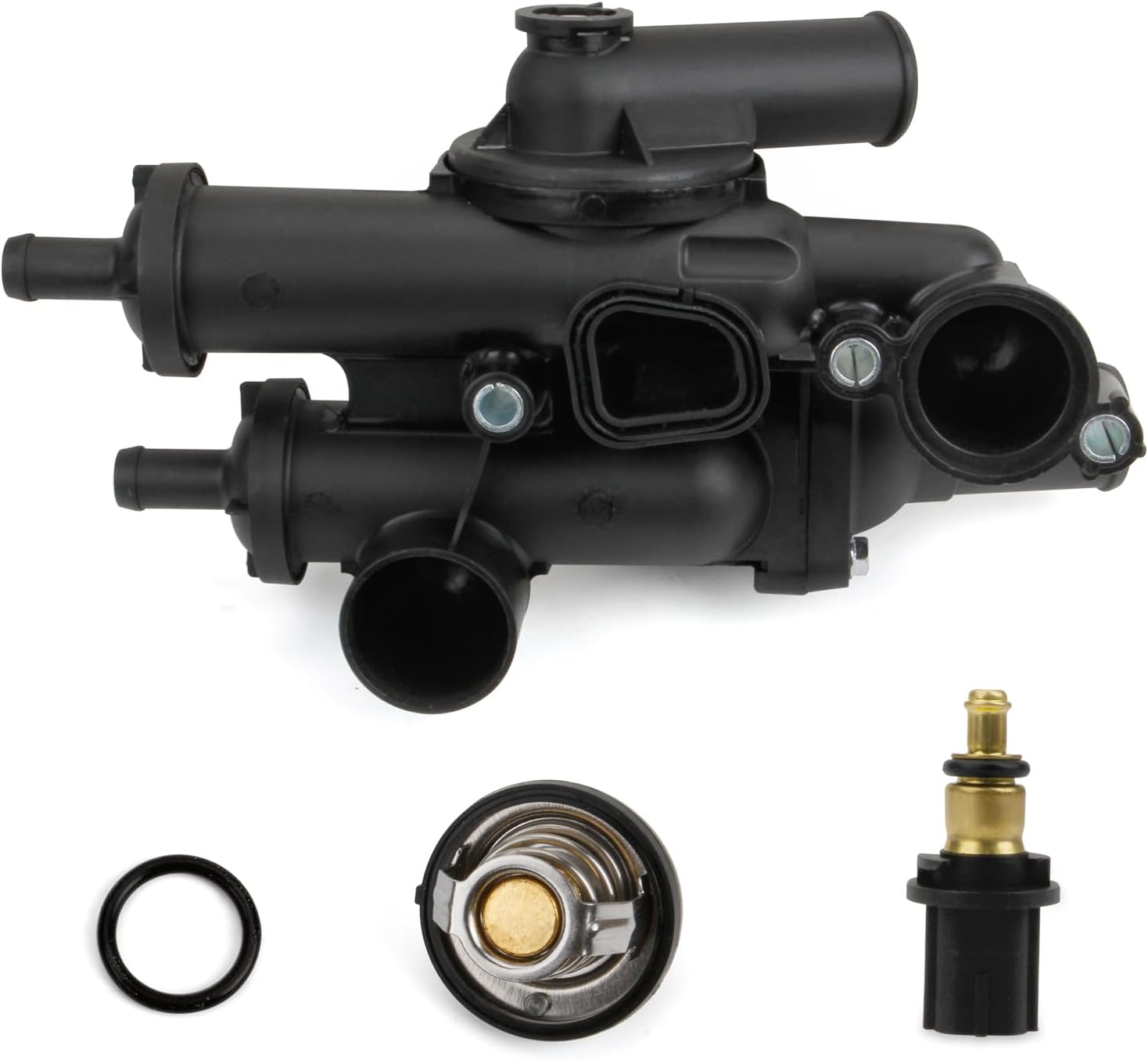 Amazon.com: 68003582AB Thermostat Housing Assembly Upgraded Aluminium ...