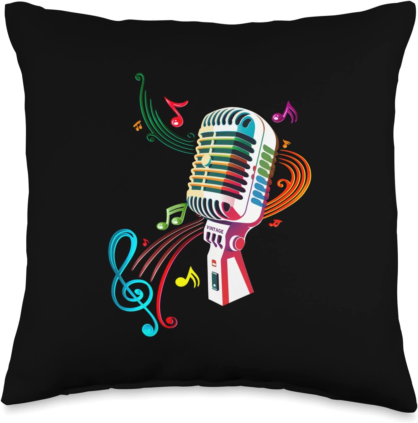 Amazon.com: Microphone Mike Musical Note Microphone70s Musical Notes ...