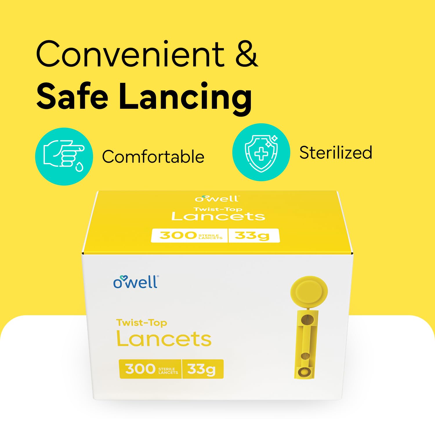 Snapklik.com : Twist Top Lancets, Sterile Lancets For Diabetes Testing ...
