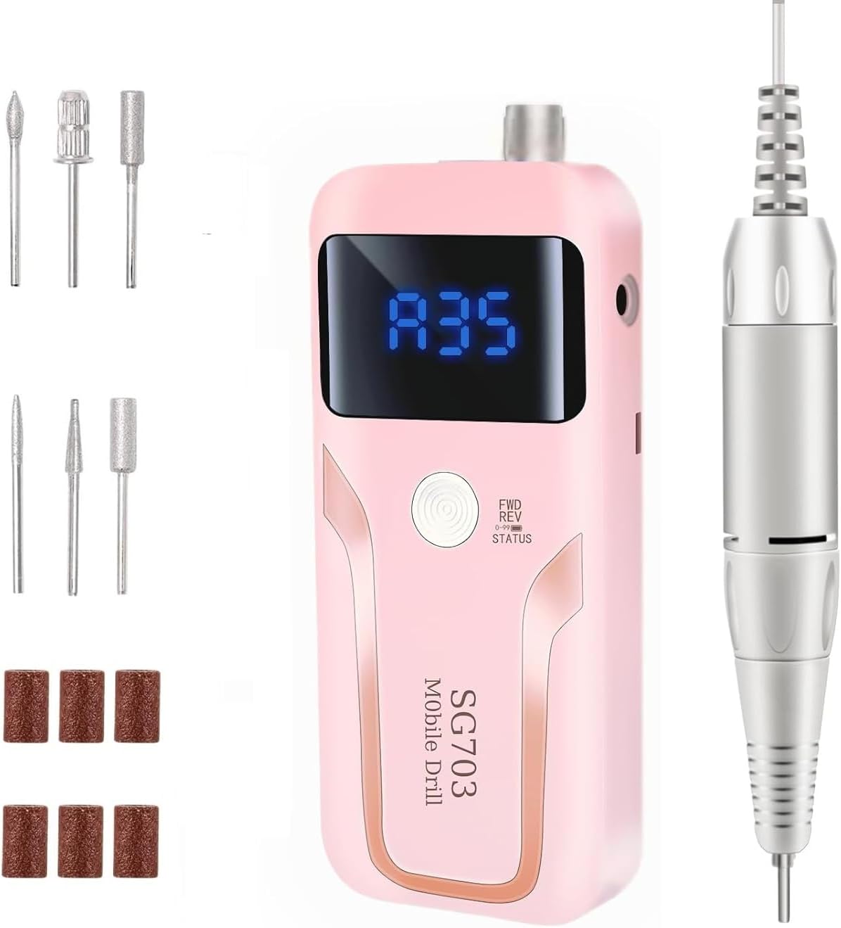 Amazon.com: Electric Nail Drill, DELIFO Portable Nail Drill ...