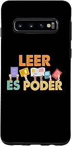 Amazon.com: Galaxy S10 Spanish Reading Book Lover Teacher Maestra Leer ...