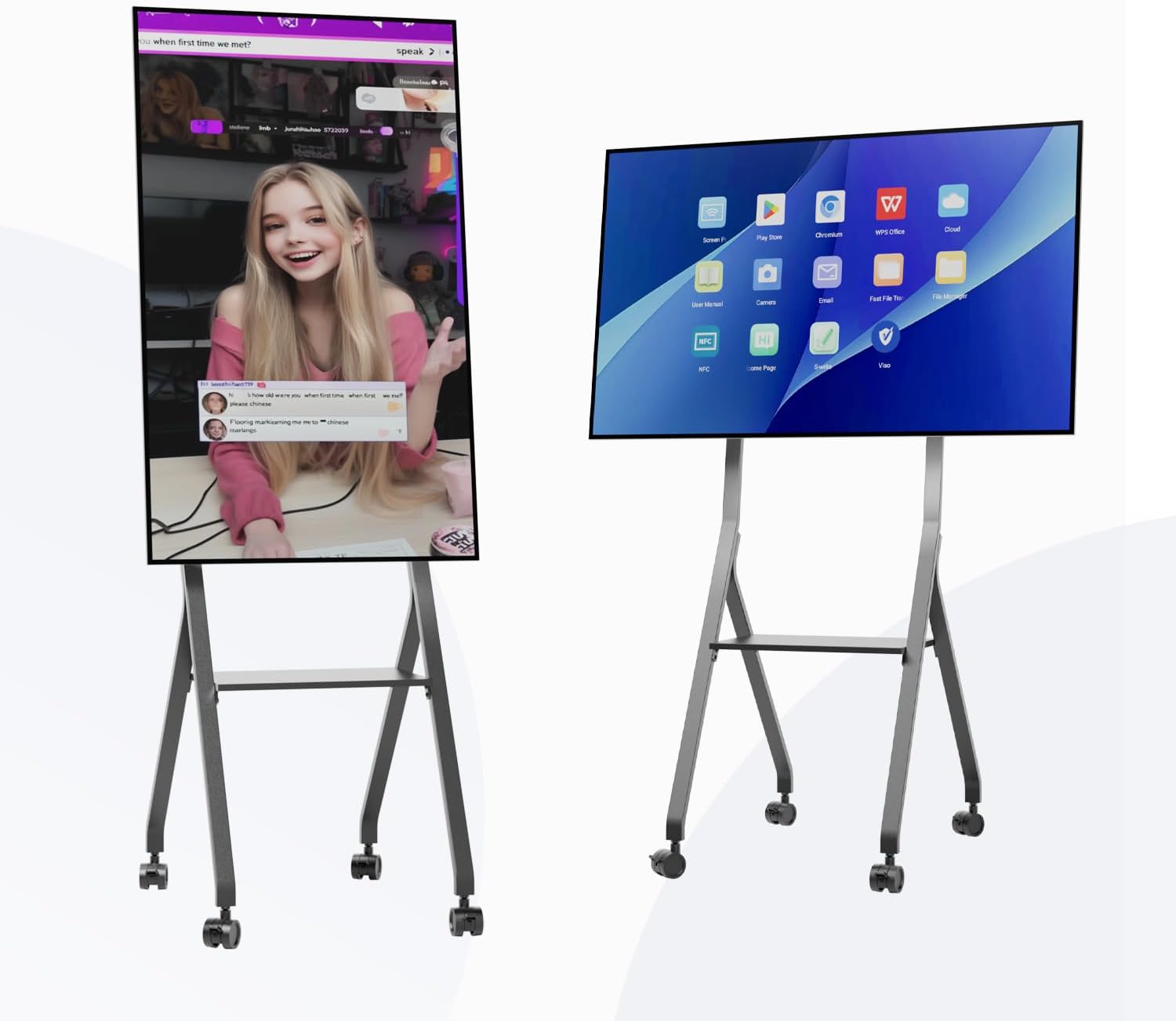 Amazon.com: Tiburn FLIP HUB 55" S2 Android 13.0 4K UHD Rotating Smart ...