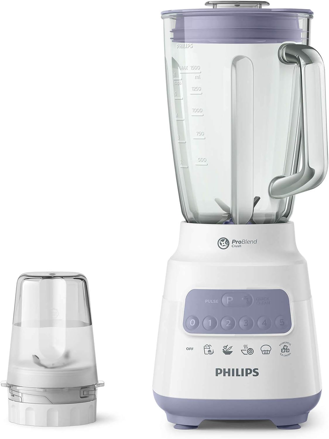 PHILIPS Blender for Everyday Blending - 700W Motor blends smoothly - 1 ...