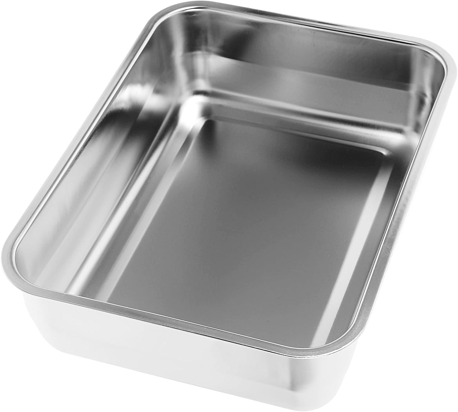 Amazon.com: BESPORTBLE Stainless Steel Roasting Pan Small 304 Stainless ...