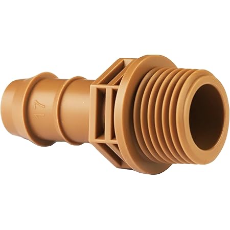 Amazon.com : Rain Bird BA-050MPS Drip Irrigation PVC Adapter, Universal ...