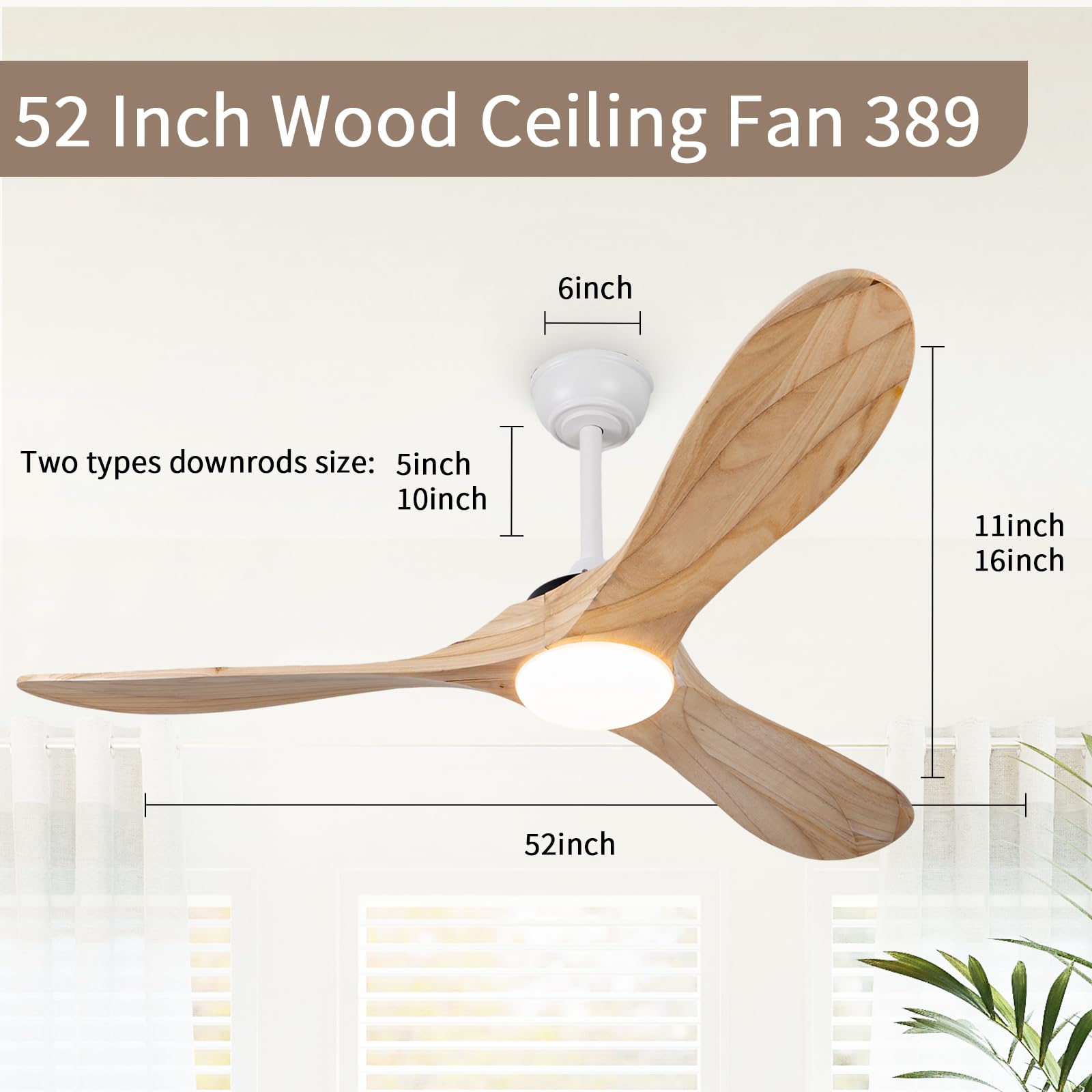 Snapklik.com : Ceversa 52 Inch Propeller Ceiling Fans
