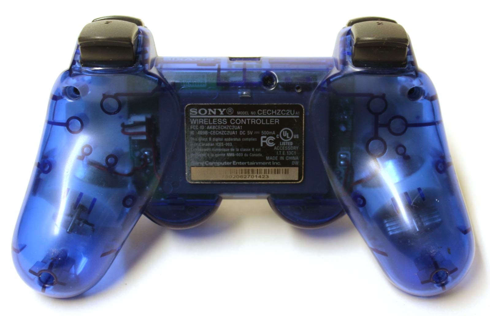 Ps3 Controller Clear Blue