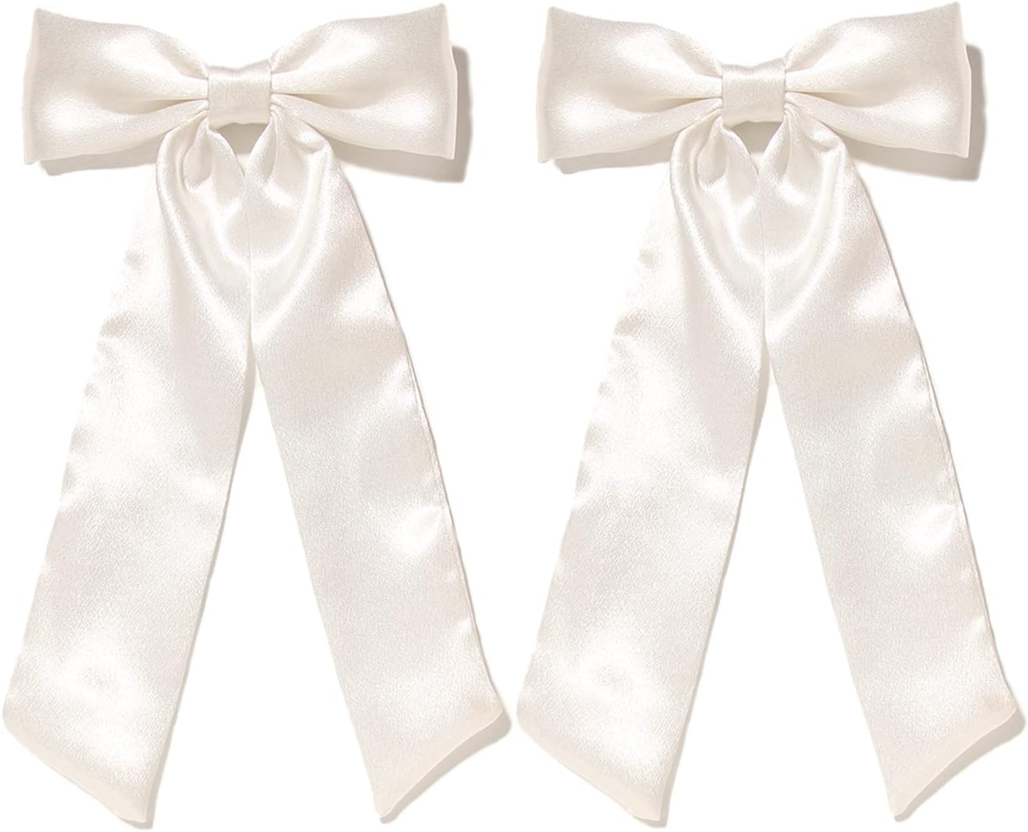 Amazon.com : Silky Satin Bows and Hair Clips - Mini Ribbons, Metal Y2k ...