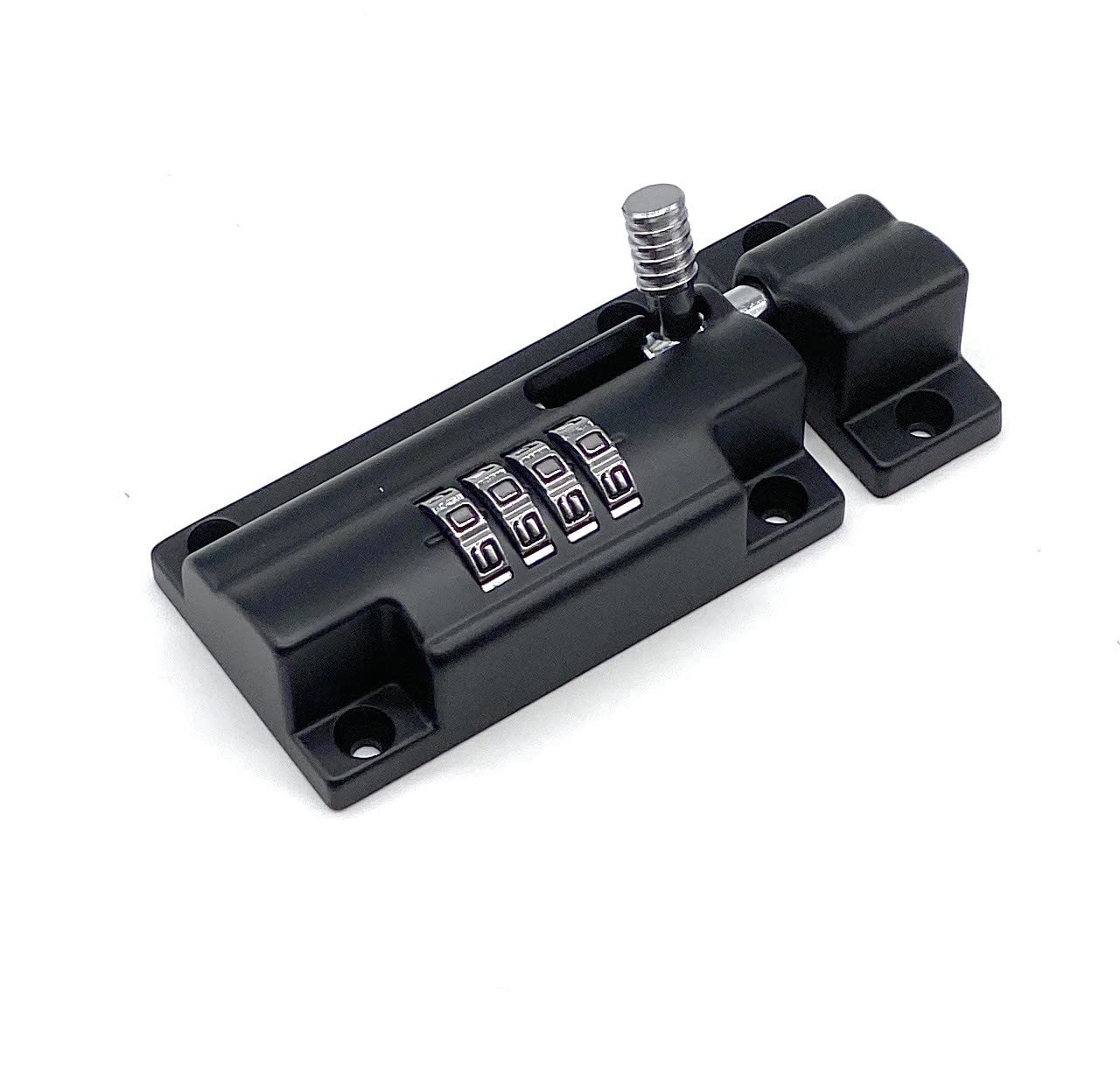 Vault Locks Keyless Gate Lock, 4-Digit Sliding Barrel Bolt Security ...