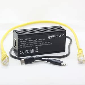 Amazon.com: DSLRKIT 2.5Gbps PoE Splitter to USB Type-c 20W PD3.0 PPS QC ...