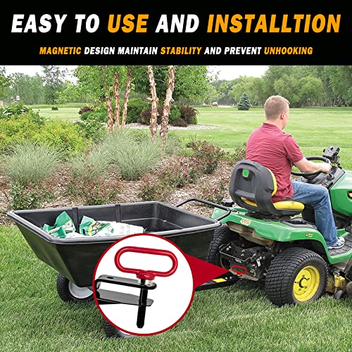 Snapklik.com : Magnetic Hitch Pin, Lawn Mower Trailer Hitch Pins ...