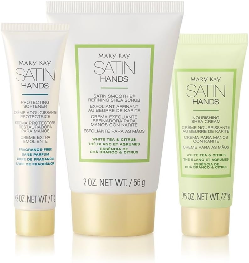 Amazon.com : Mary Kay Satin Hands Travel Size Pampering Set in Gift Bag ...