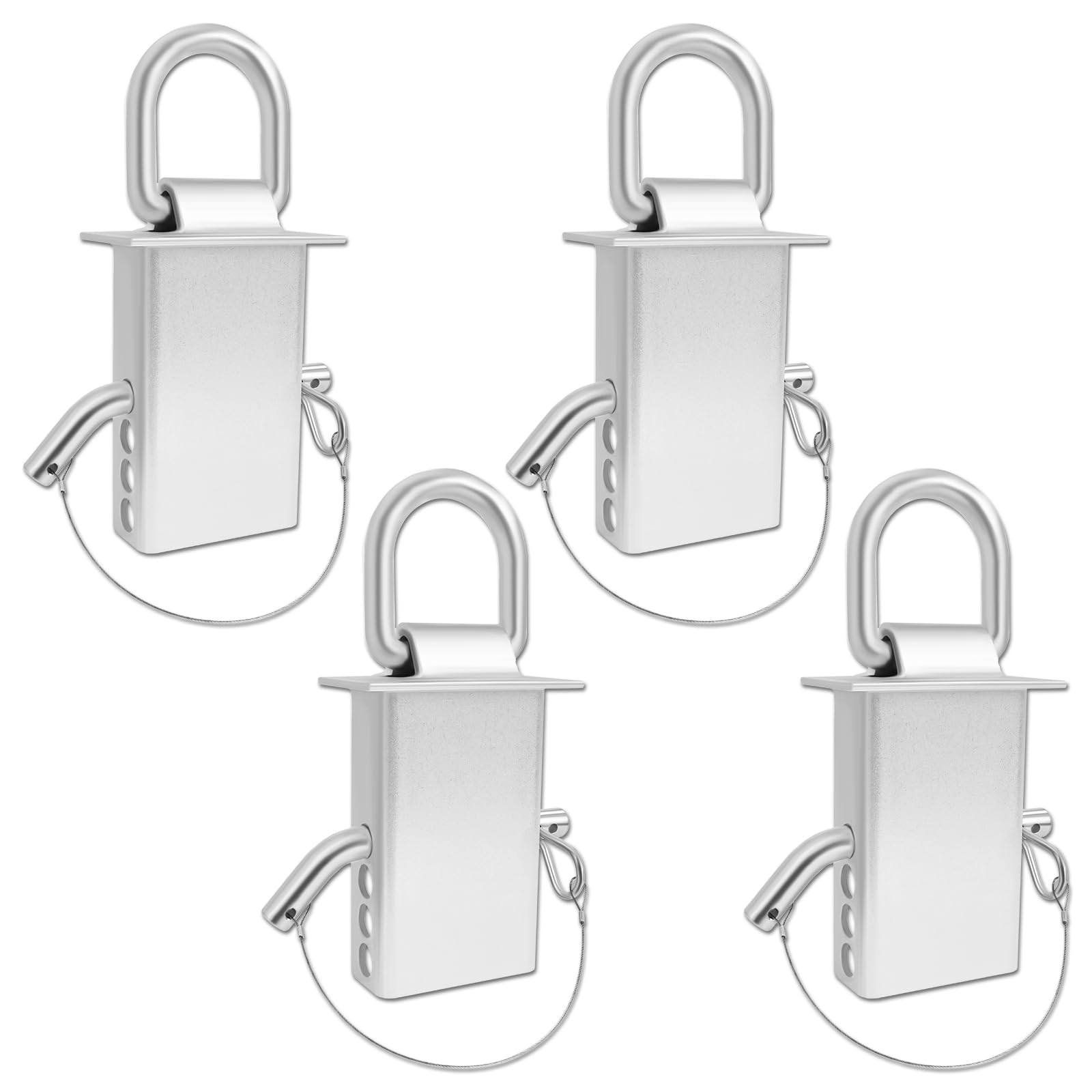 Amazon.com: Trailer Stake Pocket D Ring 4PCS 16200lbs Heavy Duty ...