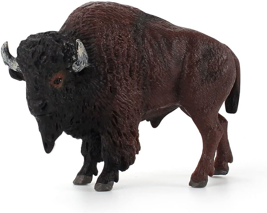Amazon.com: BLAPNK Realistic Bull Figure Toy, Simulated Cattle ...