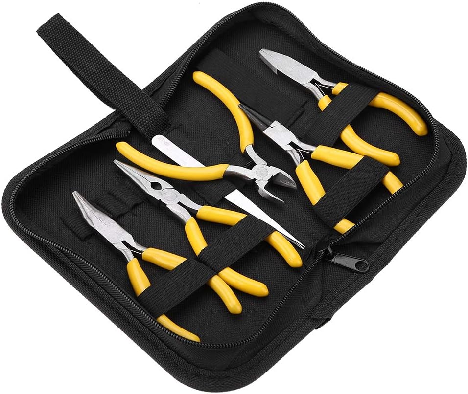 Amazon.com: Acejoz Jewelry Making Tools Kit: 6pc Set, Including Needle ...