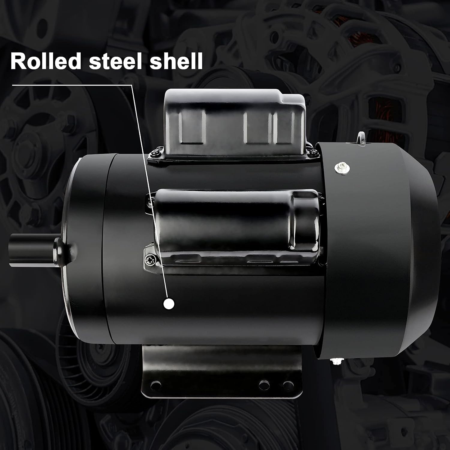 NUEVO 5HP Compresor de Aire Motor 184T Marco Farm Duty Motor eléctrico ...