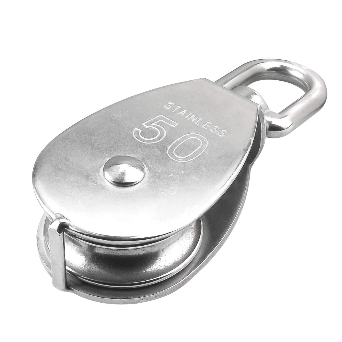 Snapklik.com : M50 Single Pulley Snatch Block Lifting Crane Heavy Duty ...