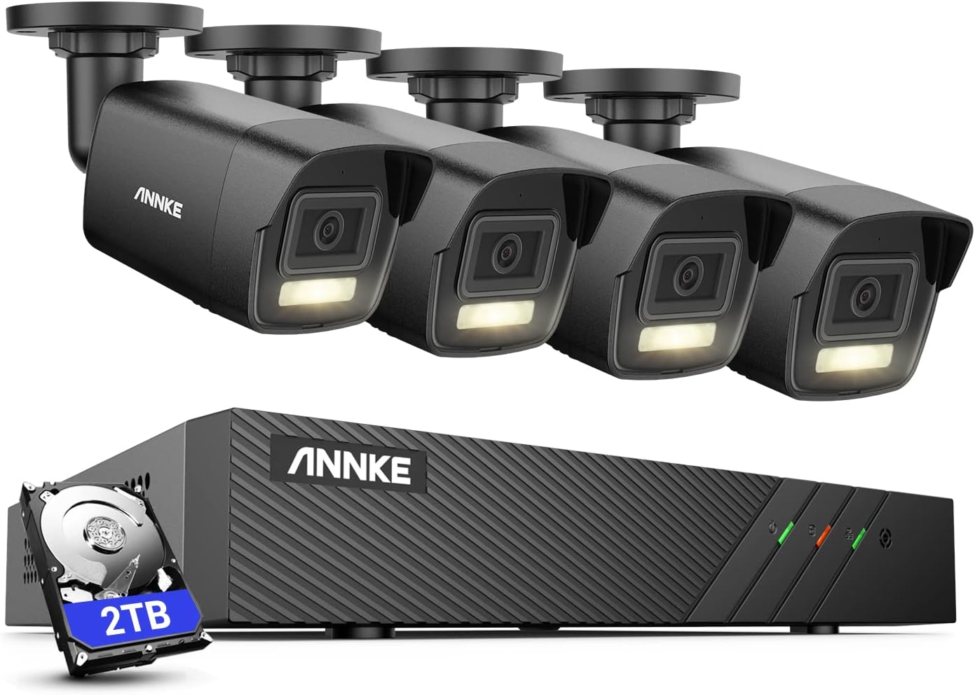 Amazon.com : ANNKE UltraHD 3K Home Security Camera System 4pcs Outdoor ...