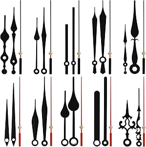 Amazon.com: 10 Styles Clock Hands Clock Pointers Aluminum Clock Hands ...