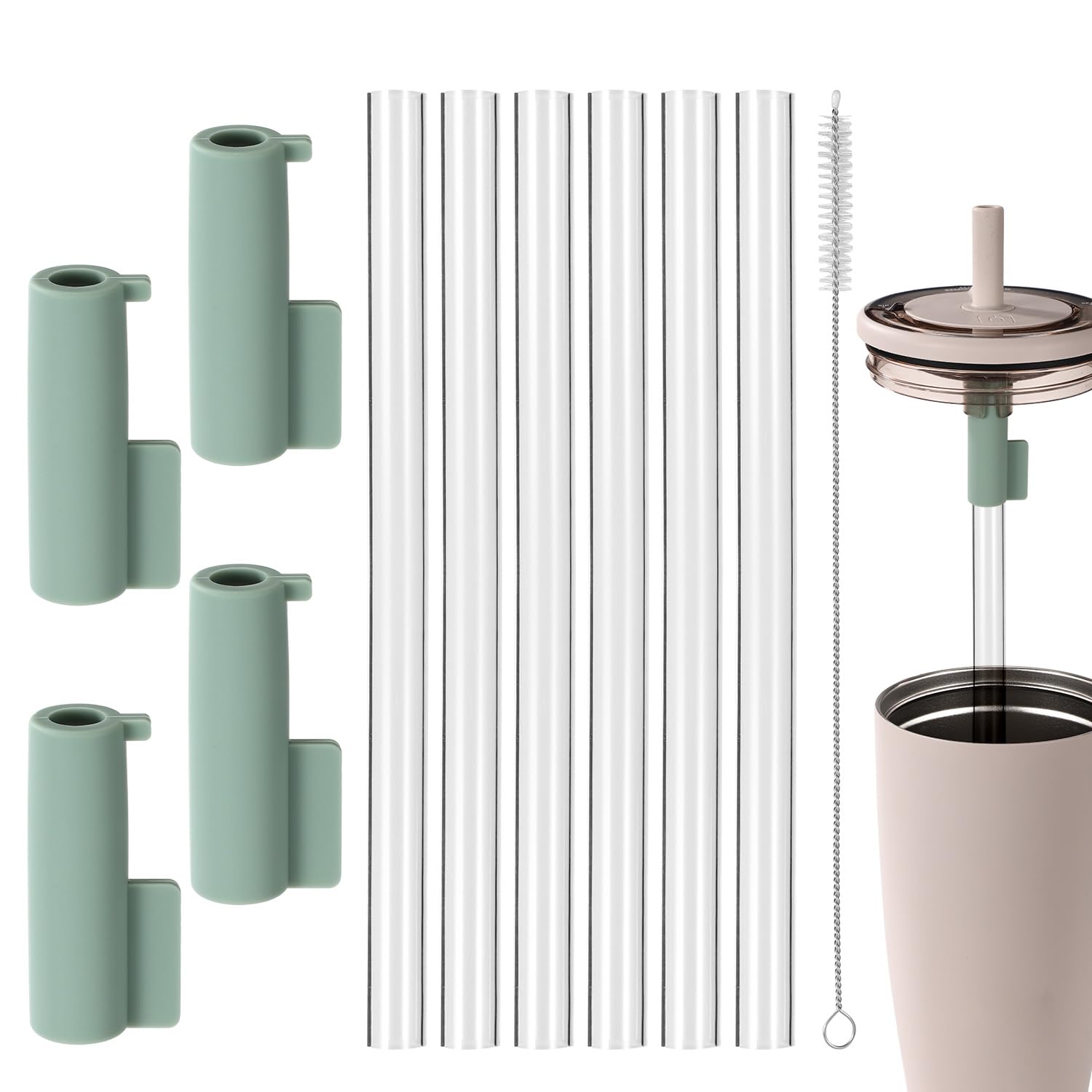 Amazon.com: 4pcs Tumbler Straw Covers for Brumate Era 40 oz Tumbler ...