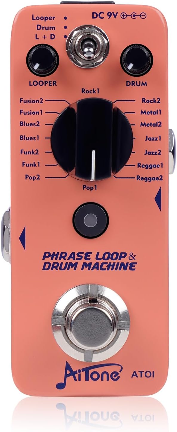 Amazon.com: Rowin Tiny Looper Electric Guitar Effect Pedal 10 Minutes ...