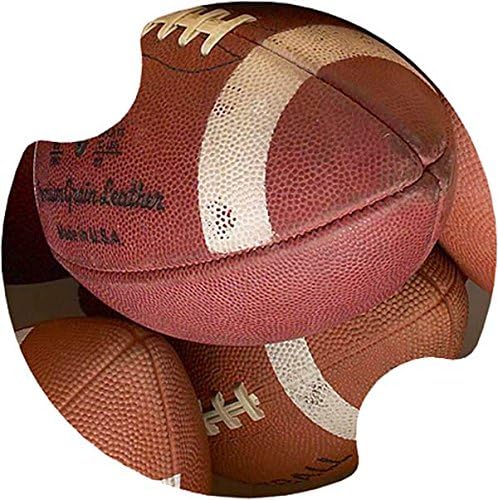 Amazon.com | Thirstystone Football Car Cup Holder Coaster, 2-Pack ...