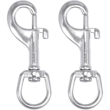 Amazon.com: SHONAN 2.65" Trigger Snap Hooks, Marine Grade Stainless ...