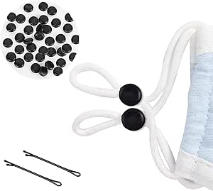 Amazon.com: Elastic Cord Locks for Drawstrings Flat Elastic Toggle for ...