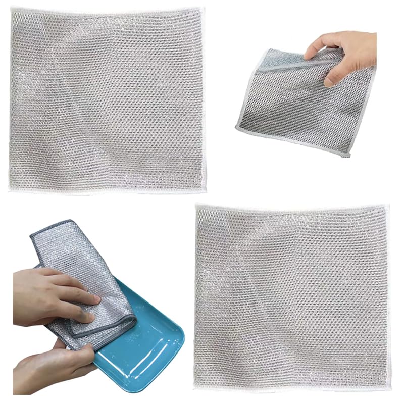 Amazon.com: Wire Dishwashing Rag, 2024 New Multipurpose Wire ...