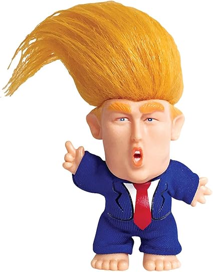 Amazon.com: Collectible President Donald Trump Troll Doll - Hair to the ...