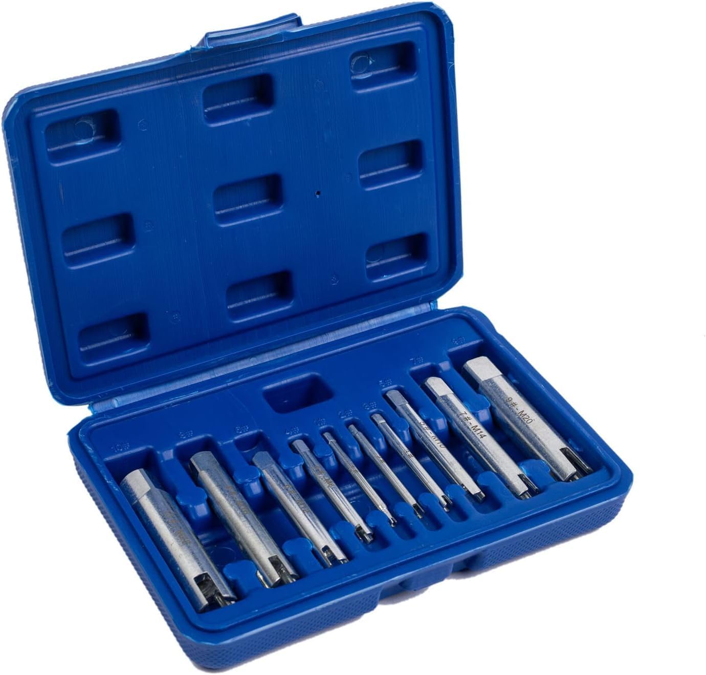 High Speed Steel Tap Stripped Screw Remover, Screw Tap Extractor Set ...
