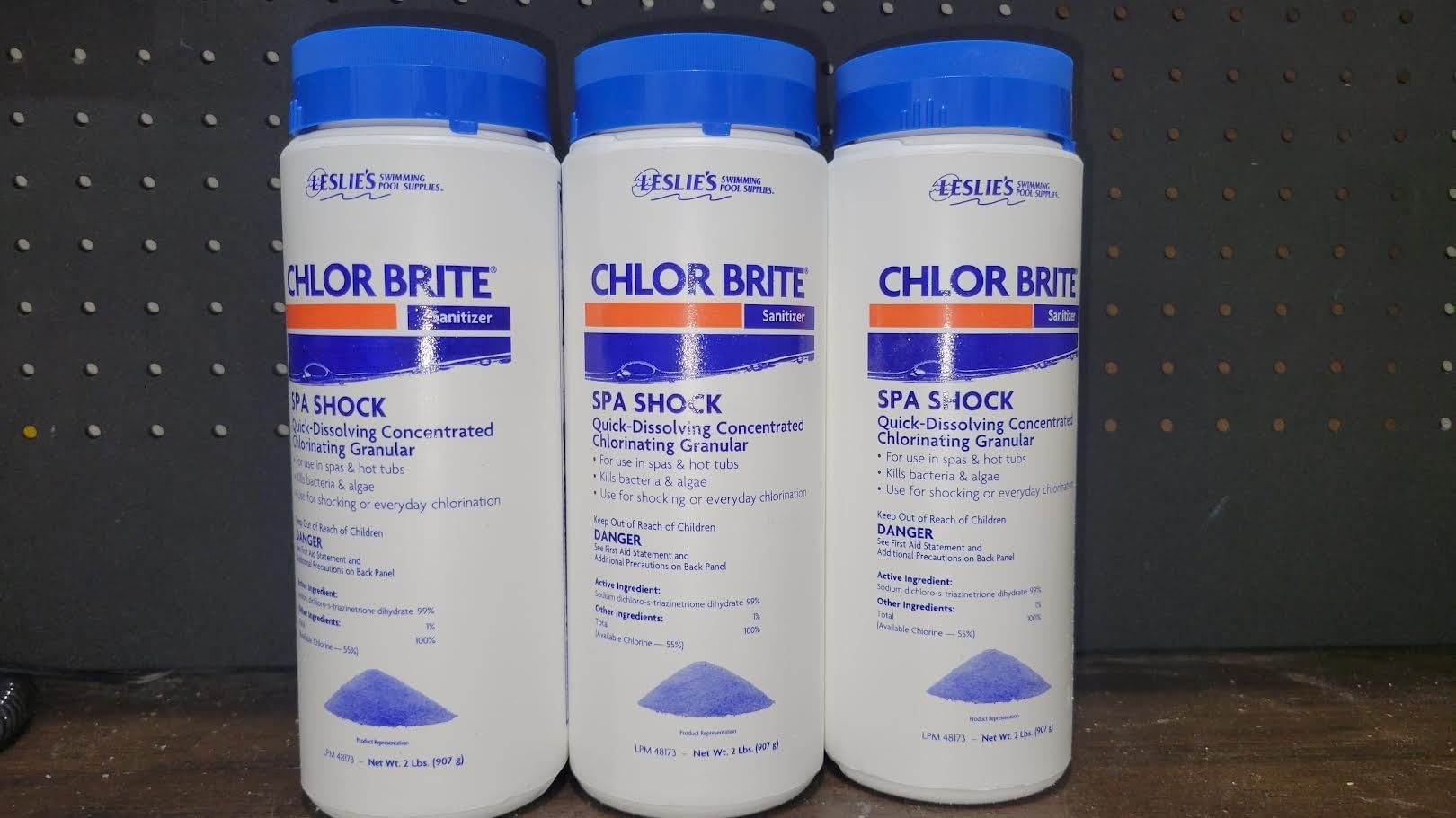 Amazon.com : Leslie's Chlor Brite Sanitizer Spa Shock 2 Lbs [Pack of 3 ...