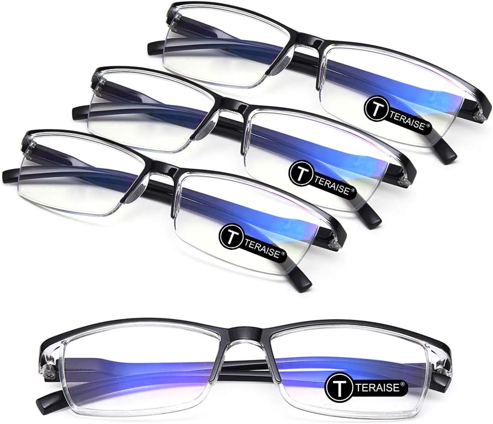 Amazon.com: EYEGUARD High Magnification Power 2 Pairs Spring Hinge ...