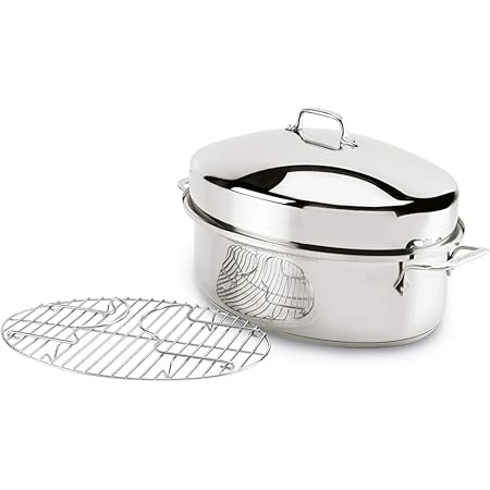 Amazon.com: All-Clad Specialty Stainless Steel Roaster and Nonstick ...