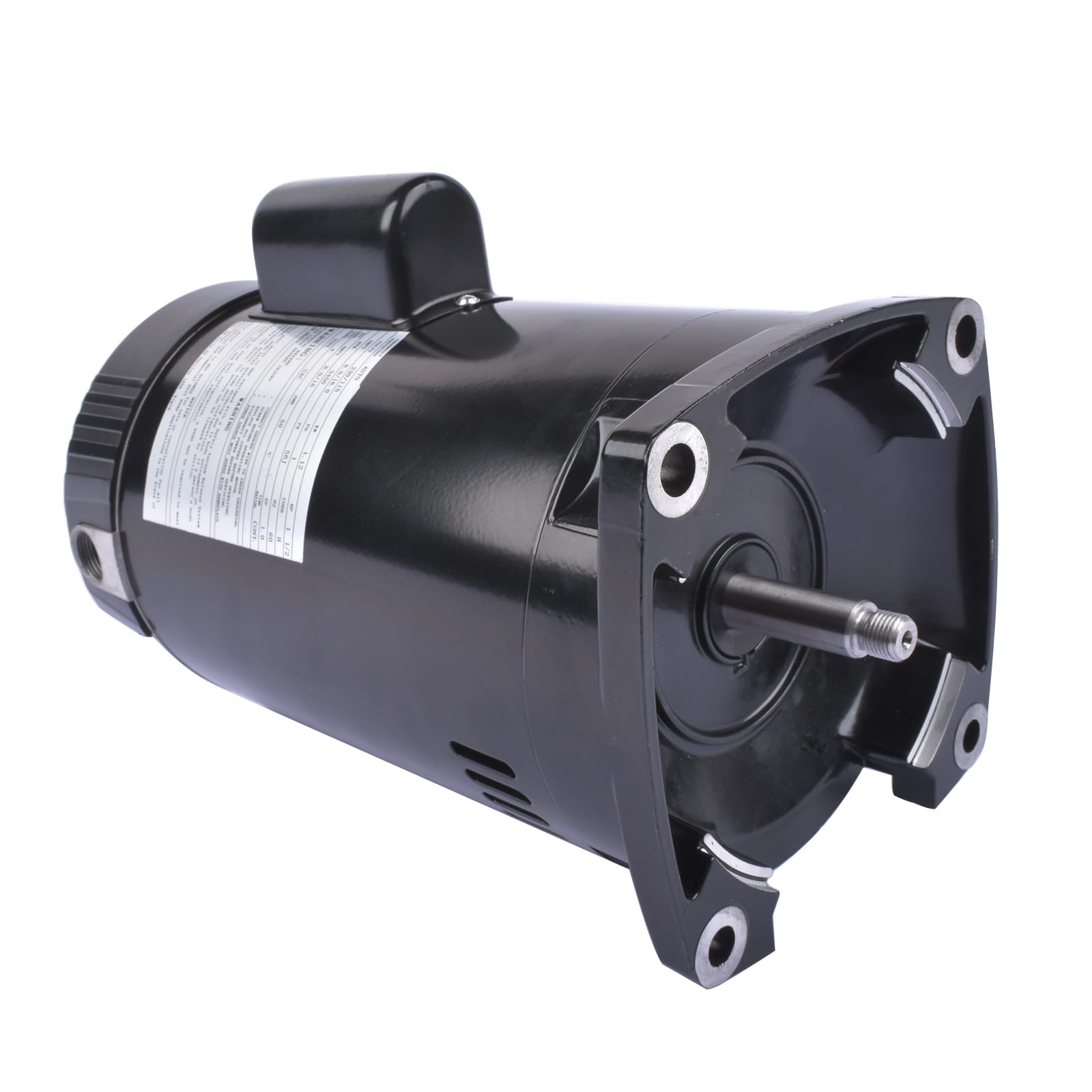GELUOXI B2854 1-1/2 HP Pool Pump Motor 56Y Frame Square Flange 3450 RPM ...
