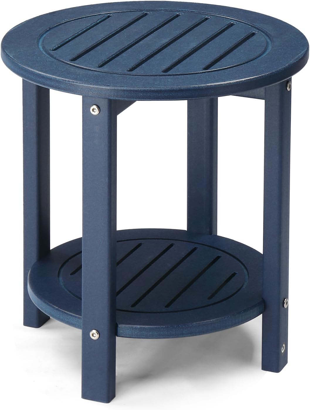 Amazon.com: Outvita Outdoor Side Table, 2-Tier HDPE Adirondack Small ...