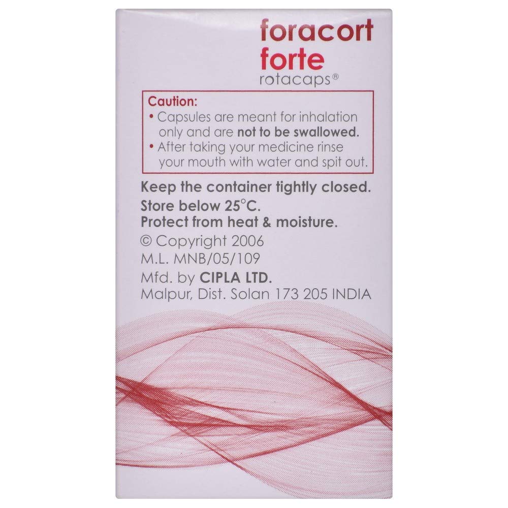 Foracort Forte - Bottle of 30 Capsules : Amazon.in: Health & Personal Care
