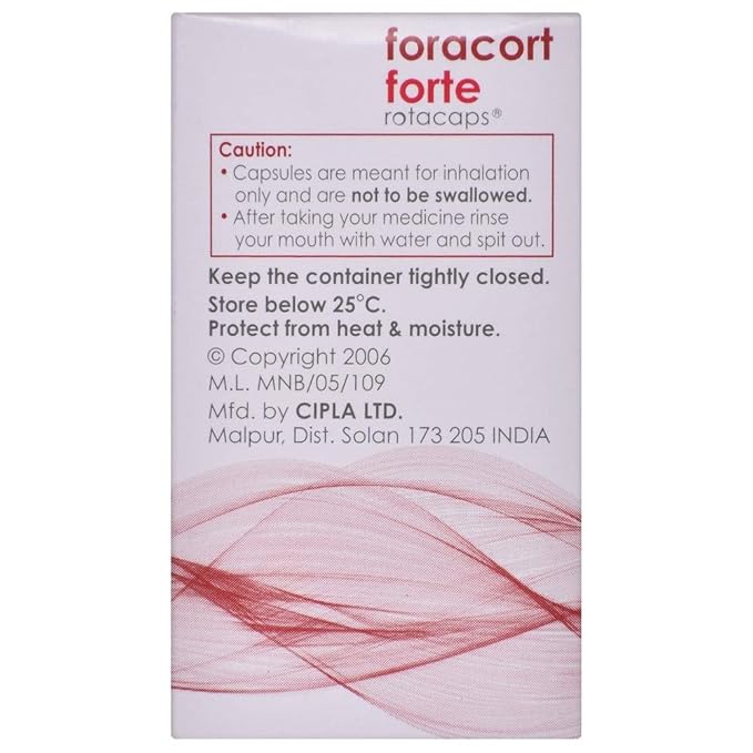 Foracort Forte - Bottle of 30 Capsules : Amazon.in: Health & Personal Care