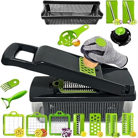 Amazon.com: 16-in-1 Vegetable Chopper | Fruit Chopper | Onion Chopper ...