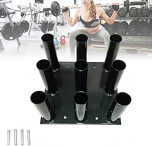 Amazon.com: 9 Olympic Bar Floor Stand Olympic Bar Stand Adaptors Made ...