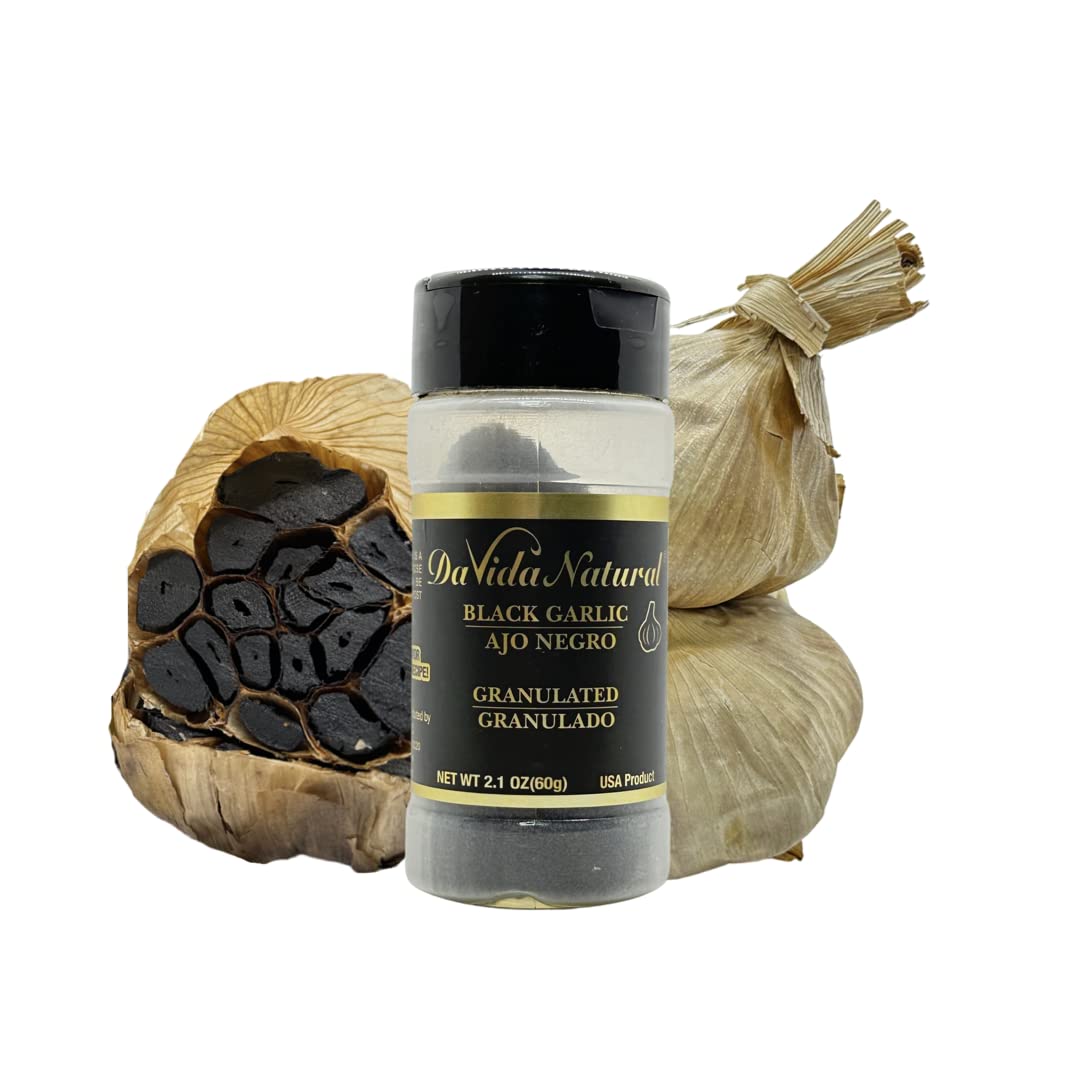 Amazon.com : Da Vida Natural Black Garlic Powder-Granulated (2.1oz) : Grocery & Gourmet Food